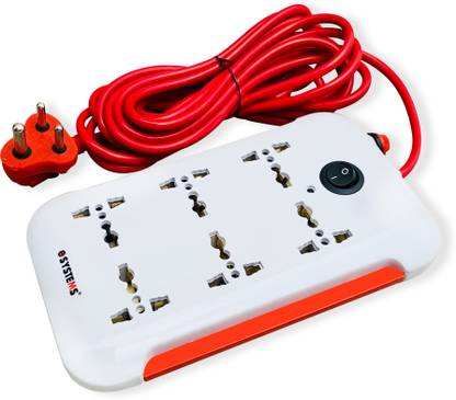 eSYSTEMS Led Indicator, Master Switch Cord 4.6 Meter 6 Amp 6 Socket ...