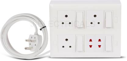 Electro Factory Premium Modular Extension Board With 3 Core Wire 4 ...