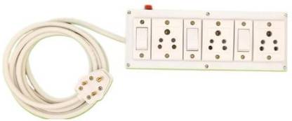 BRUK 6A 3 switch 3 Socket Extension Boards Price in India - Buy BRUK 6A ...