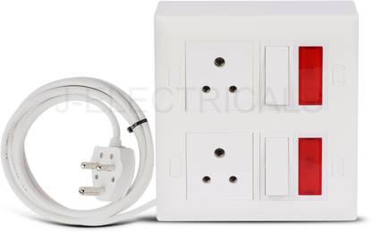 Cordnet Premium Modular Extension Board With 3 Core Wire 2 Socket ...