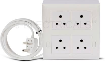 Electro Factory Premium Modular Extension Board With 3 Core Wire 4 ...