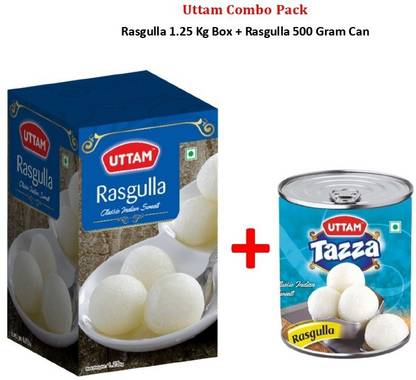 Uttam Rasgulla Combo Pack Box Price in India - Buy Uttam Rasgulla Combo ...