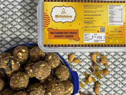 MIITAHARA Multigrain Dry Fruit Jaggery Ladoo Box Price in India - Buy MIITAHARA Multigrain Dry ...