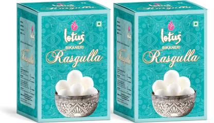 Lotus Bikaneri Rasgulla (Pack Of 2) Tin Price in India - Buy Lotus ...