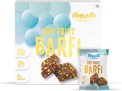 Happilo Premium Dry Fruit Barfi Gift Box (20g X 12) Box Price in India ...