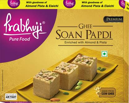 PRABHUJI PURE FOOD Soan Papdi Ghee Box Price in India - Buy PRABHUJI ...