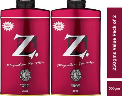 Z - Magnetism For Men Talc 250 gms pack of 2 (2 x 250 g) at Best Price