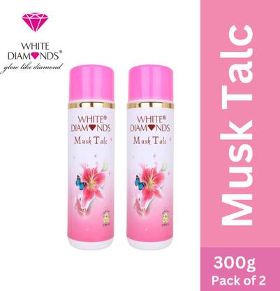 White Diamonds Musk Talc 300g - Price in India, Buy White Diamonds Musk ...