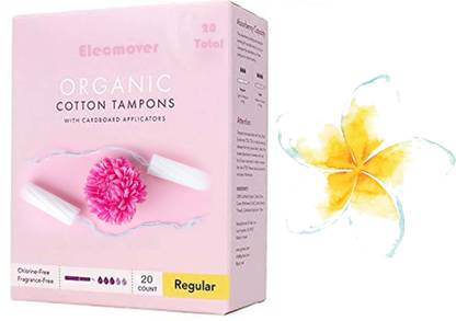 Elecmover EN02 100% White Cotton Tampons for Normal & Heavy Flow ...