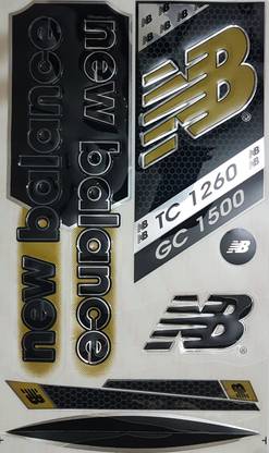 Kyrios NEW Balance 3D Premium Quality Cricket Bat Sticker Bat Sticker ...