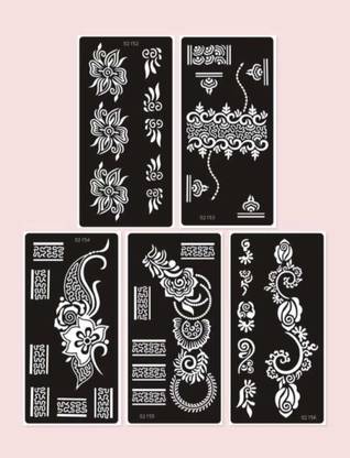 JMC Unique Mehndi Stencil Temporary Tattoo Kit Price in India - Buy JMC ...