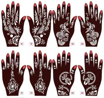 Spritzz mania Spritzz mania mehndi designs stencils - Price in India ...