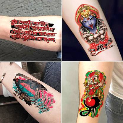 fashionoid Combo Shiv Ji Maa Parvati Maa Kaali Maa Sherawali Waterproof ...