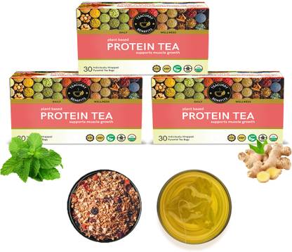 TEACURRY Plant Based Protein Tea – No sugar, Faster Muscle Recovery ...