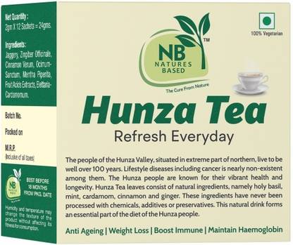 Natures Based HUNZA TEA Herbal Infusion Tea Box Price in India - Buy ...