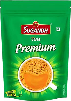 Sugandh Premium Tea Kadak Assam Chai (1Kg) Unflavoured Black Tea Pouch ...