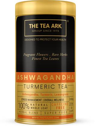 The Tea Ark Organic Ashwagandha, Turmeric & Lemongrass Tea, Herbal Tea ...