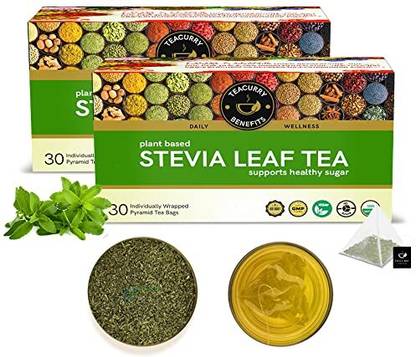 TEACURRY Stevia Leaf Tea - For Cholesterol & Sugar Control | Delightful ...