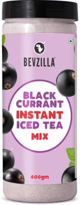 Bevzilla Black Currant Instant Iced Tea Mix | 400gms | Instant Mix ...