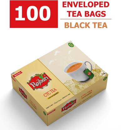 Rajbari CTC Tea Bag | 100 Pc | 100 % Natural | Strong in Taste | Rich ...