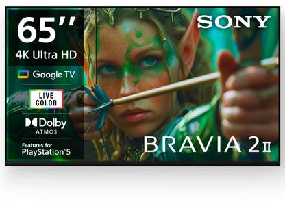 SONY BRAVIA 2 II 163.9 cm (65 inch) Ultra HD (4K) LED Smart Google TV ...