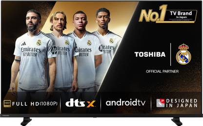 TOSHIBA 108 cm (43 inch) Full HD LED Smart Android TV with DTS X Online ...