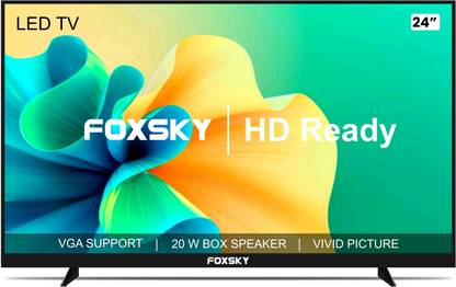Foxsky 60 cm (24 inch) HD Ready LED TV Online at best Prices In India