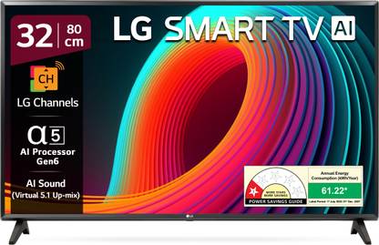 LG LR570 80 cm (32 inch) HD Ready LED Smart WebOS TV 2025 Edition with Alpha5 Gen 6 AI Processor ...