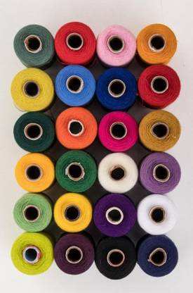 stacket Multi colour Thread Price in India - Buy stacket Multi colour ...