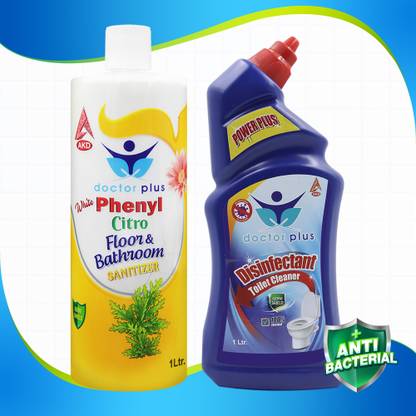 Doctor Plus White Citro Phenyl 1L. with Disinfectant Original Liquid ...