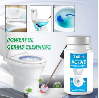 Hokemart Toilet Active Oxygen Agent for Deep Descaling Stain Remover ...