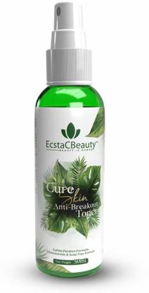 EcstaCBeauty Cure Skin Anti Breakout Face Mist Toner For Acne Pimples ...
