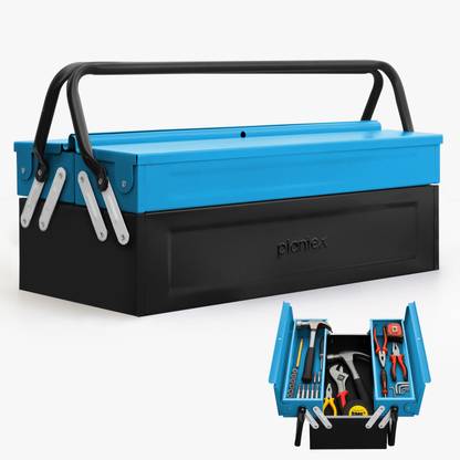 Plantex Metal Tool Box for Tools/Tool Kit Box for Home and Garage/Tool ...
