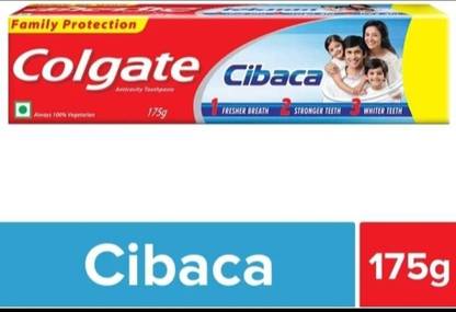 Colgate CIBACA FRESHER STRONGER WHITE ANTICAVITY TOOTHPASTE 175G(PACK ...