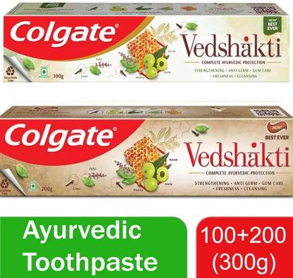 Colgate Swarna Vedshakti Ayurvedic (Pack of 2) Toothpaste - Buy Baby ...