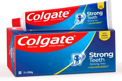 Colgate Strong Teeth, Indias No: 1 Toothpaste Brand, 2X Stronger Teeth ...