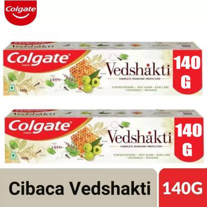 Colgate Swarna Vedshakti Ayurvedic (Pack of 2) 320g Toothpaste - Buy ...