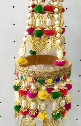 Elanza Jhumar Designs Moti Wall/Door Center Single Hanging Toran/Latkan ...