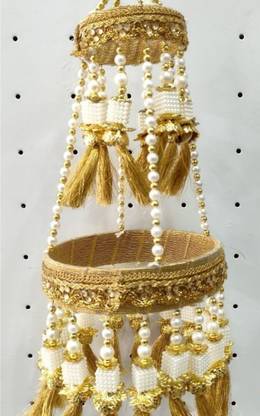 Elanza Jhumar Designs Moti Wall/Door Center Single Hanging Toran/Latkan ...