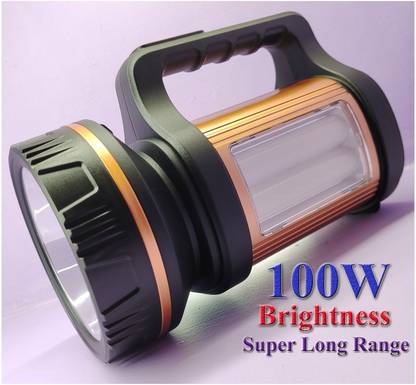 shoptric 2 km long range laser led 100W rechargeable 5 mode jumbo ...