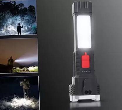 G2L Portable Rechargeable Torch LED Flashlight Long Distance Beam Range ...