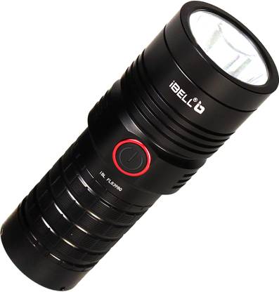 iBELL FL8398Q High-Powered LED Flashlight Torch, Water-Resistant ...