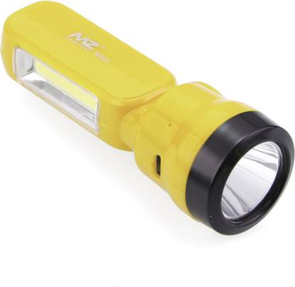 MZ M902 (RECHARGEABLE LED TORCH) 15W COB, 500mAh Battery Torch Price in ...