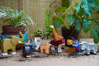 Gogalgai Toys Wild Jungle Animals Hand Puppets Price in India - Buy ...