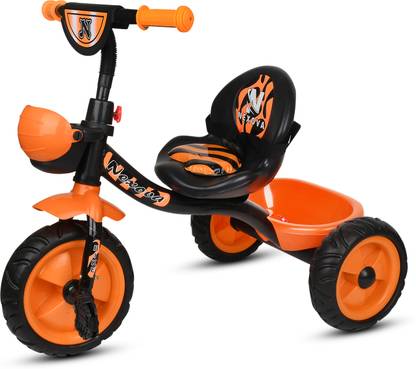 ROXX MART TRICYCLE WONDER PLAIN (ORANGE) FOR 1,2,3,4 YEAR KIDS TRICYCLE ...