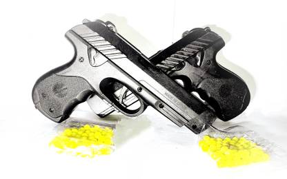 Kokis Pubg mini pistol plastic mouser gun for kids with extra bullets ...