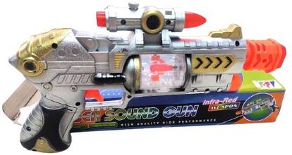 World of baby Battery Operated Laser Sound Gun with Music, Lights ...