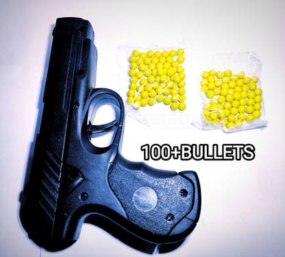 YASH Iconic mini plastic pistol mouser gun for kids with 100 bullets ...