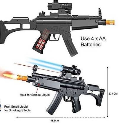 Haulsale Musical Army & PUBG Themed MP5 Toy Gun-With Wonderful Smoke ...