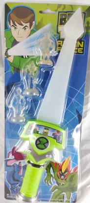 chakrika BEN 10 Alien force sword with light and music gives l sound ...